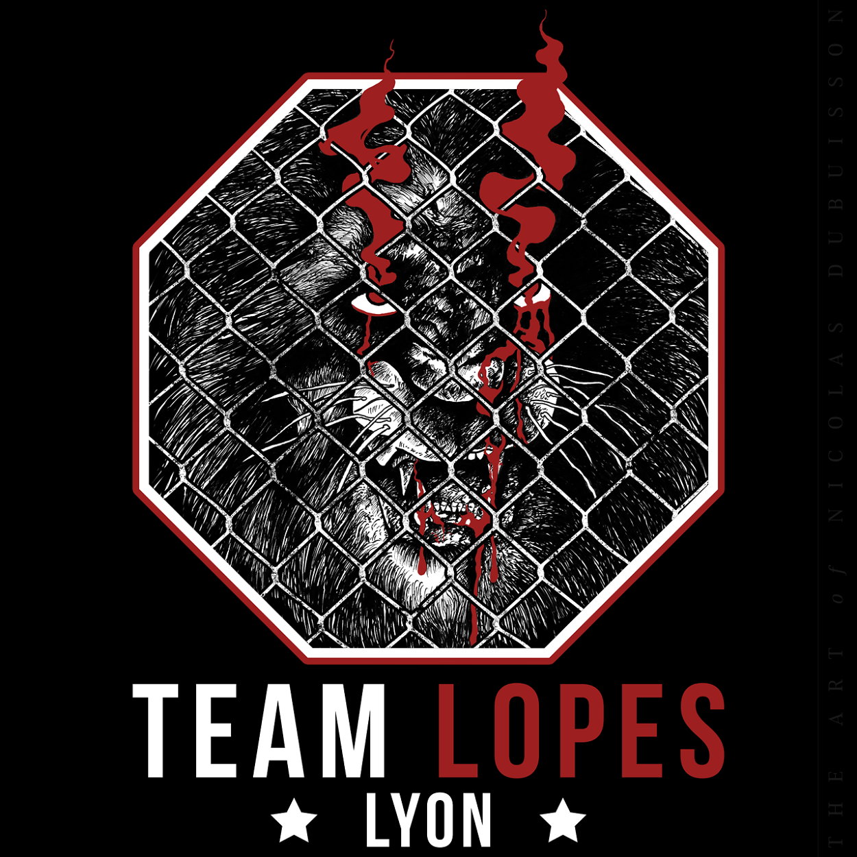 TEAM LOPES LYON - Logo - The Art of Nicolas Dubuisson